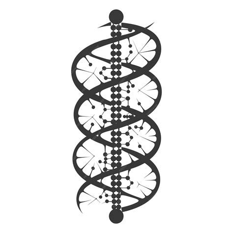 Premium Vector Silhouette Gene Dna Mutation Symbol Black Color Only