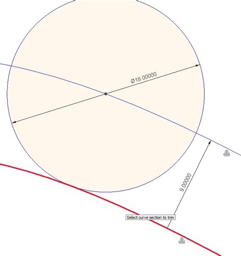 Solved How To Sketch A Circle Tangent To The Interior Of Two Arcs Autodesk Community