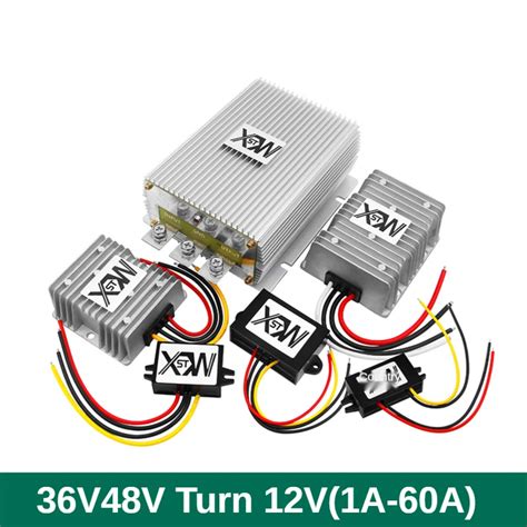 36v ~ 12v 스텝 다운 컨버터 48v ~ 12v 컨버터 36v48v ~ 12v Dc 스텝 다운 모듈스위치 전력 공급 장치