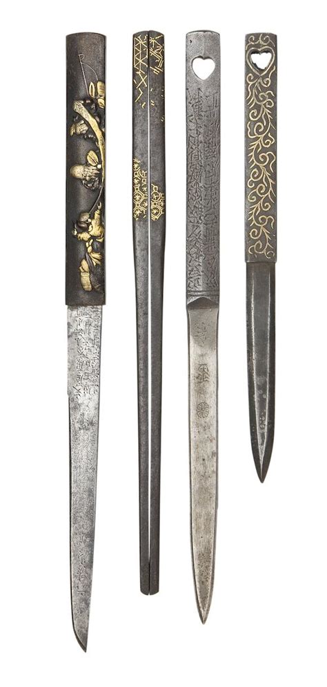 Bonhams A Kodzuka A Split Kogai Two Umabari And A Kodzuka Blade