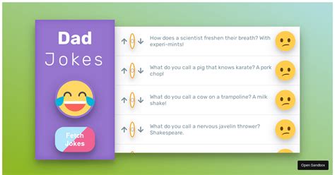 Moturi9dad Jokes App Codesandbox