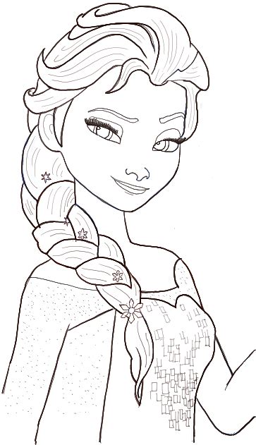 How To Draw Elsa The Snow Queen From Disneys Frozen Drawing Tutorial How To Draw Step By Step