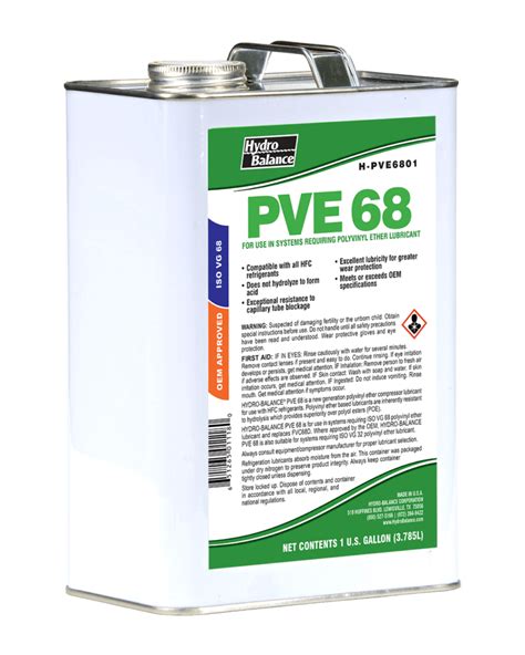Pve 68 Polyvinyl Ether