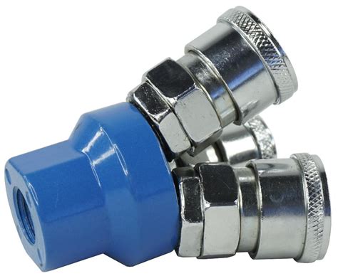 Work Force Air Hose Coupling 3 Way Nitto Type 13974 Hardware And General