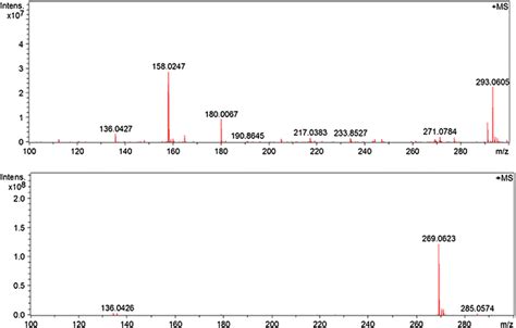 Esi High Resolution Mass Spectra For 5 Mm Hcy In 10 Mm Acetic Acid