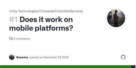 does it work on mobile platforms · issue 1 · unity technologies