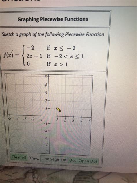 solved graphing piecewise functions sketch a graph of the