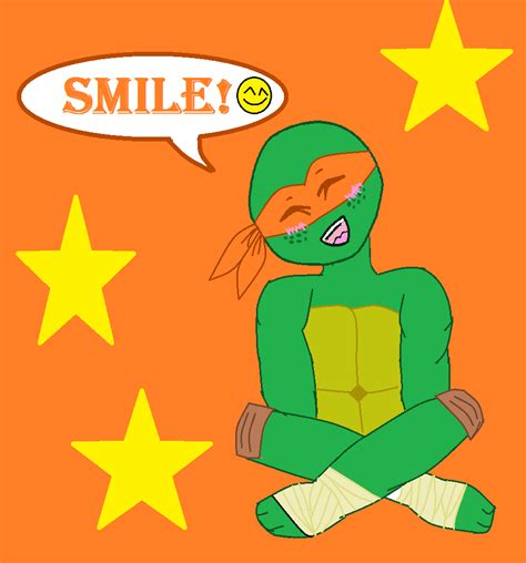 Tmnt Mikey Smile By Nj Virus On Deviantart
