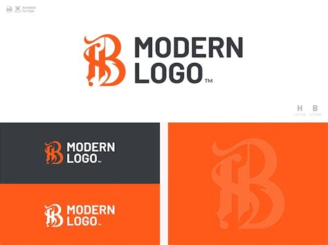 Premium Vector | Alphabet letter icon logo h b hb bh
