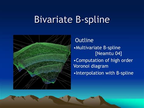 Ppt Bivariate B Spline Powerpoint Presentation Free Download Id