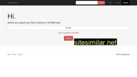 Nippydrive Alternatives Top 100 Similar Sites Like