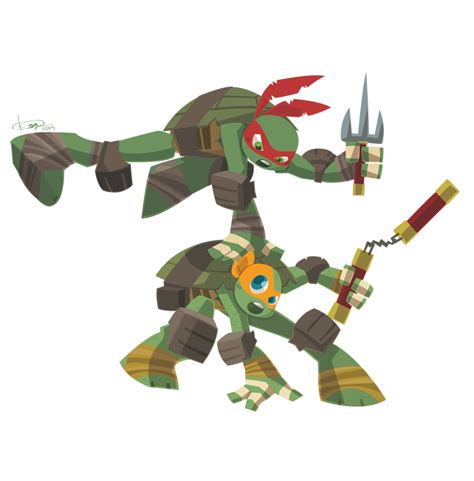 Raph Mikey By Ogakyou On Deviantart