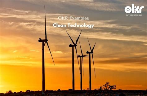 Okr Examples In Clean Technology Okr Examples In Clean Technology
