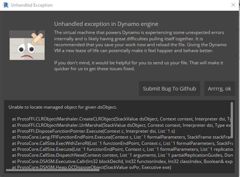 Crash Report From Dynamo 2 12 1 8246 · Issue 14065 · Dynamods Dynamo · Github