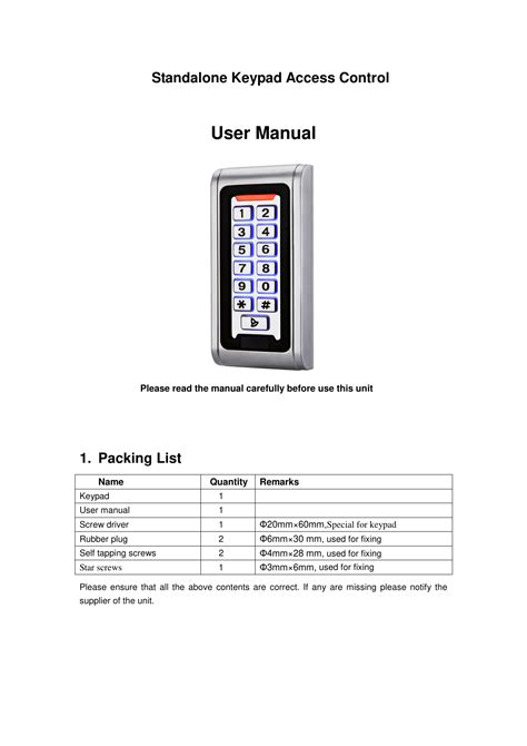 Sebury Keypad Manual Informacionpublica Svet Gob Gt
