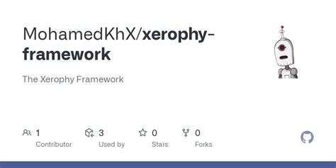 Github Mohamedkhxxerophy Framework The Xerophy Framework