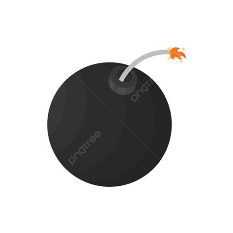 Gambar Vektor Bom Bom Ledakan Bom Hitam Png Dan Vektor Dengan