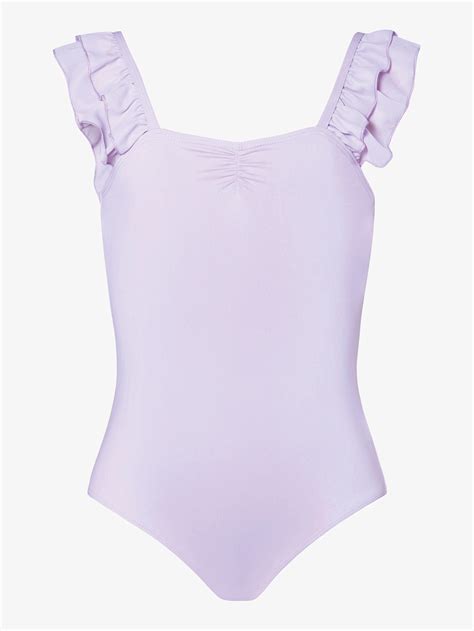 Girls Ruby Flutter Sleeve Leotard Tanks Energetiks Cl38