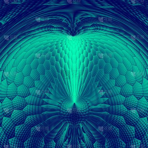 抽象背景，六角形图案纹理，数字插图