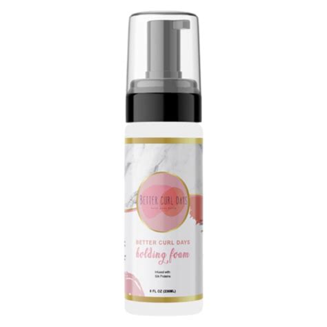 Better Curl Days Curl Holding Foam Pure And Healthy Hair