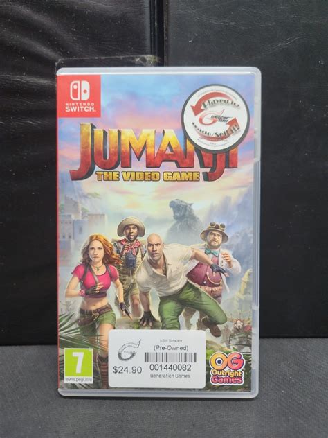 Nintendo Switch Jumanji Used Video Gaming Video Games Nintendo On