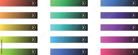 Web Button With Action Of Arrow Pointer Click Here Ui Button Concept