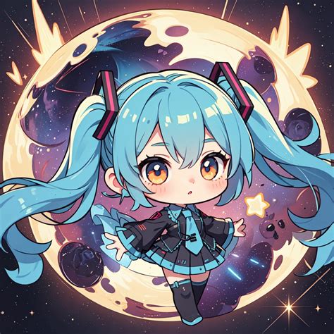 Chibi Hatsune Miku Full Body Image Created By Tensor Art