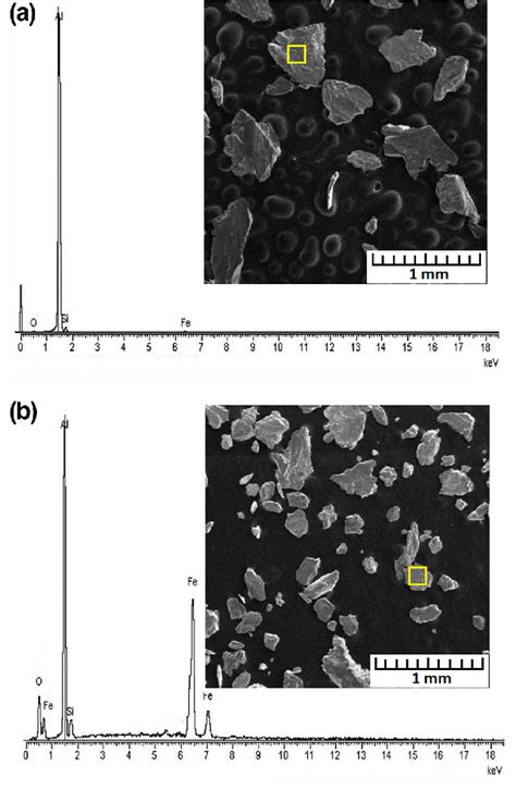 Sem Micrographs And Eds Analyzes Of The Wear Debris A Non Reinforced
