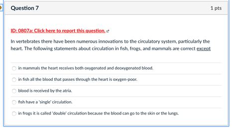 Solved Question 9 1 Pts ID 0809e Click Here To Report This Chegg Com