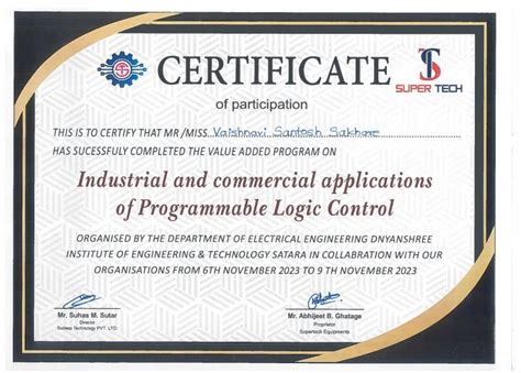 vaishnavi sakhare on linkedin i completed the course on plc