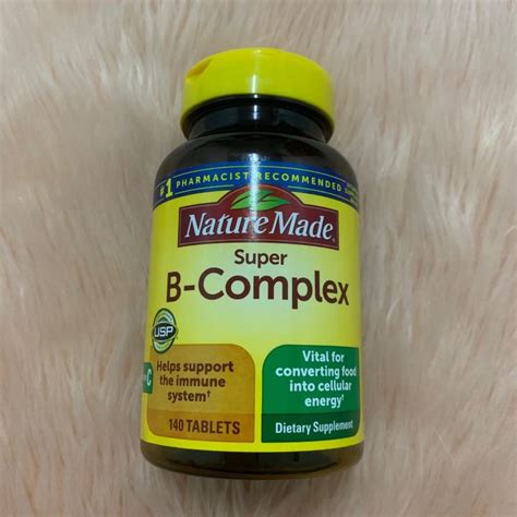 Nature Made Super B Complex With Vitamin C 140 Tablets Expiry March
