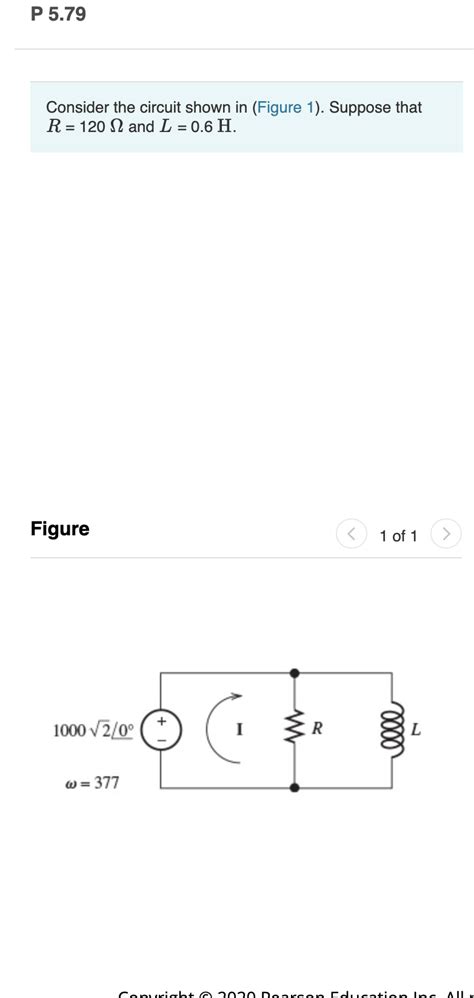 Solved A Find The Phasor Current I B Find The Power Chegg Com