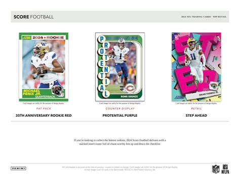 2024 Panini Score Football Jumbo Value Pack Da Card World