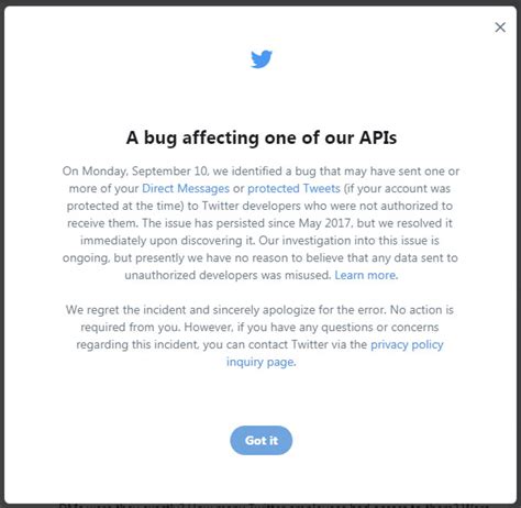 Twitter Bug May Have Sent Your Direct Messages To Twitter Developers As