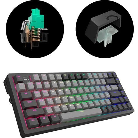Клавиатура DARK PROJECT KD83A PBT Mechanical Gateron Cap Teal Black (DP ...
