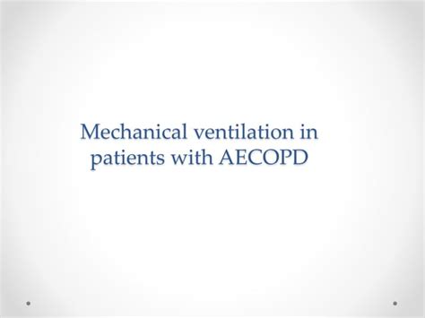 Mv In Aecopd Pptx