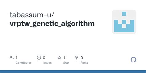 Github Tabassum Uvrptwgeneticalgorithm