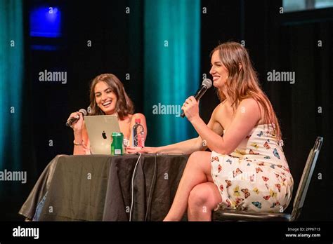 Austin Texas April 21 Comedians Paige Desorbo L And Hannah Berner