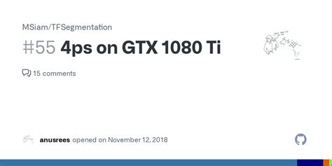 Ps On Gtx Ti Issue Msiam Tfsegmentation Github