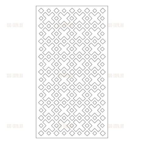 Декоративная решётка Геометрия Модель V Nscre0508 Eps Dxf Cdr