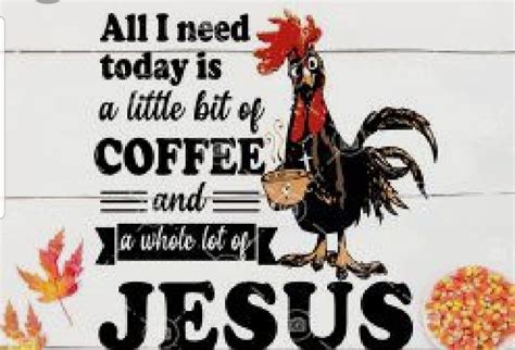 Funny Chicken With Jesus Text