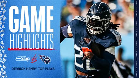 Derrick Henrys Best Plays From 2 Td Game Vs Seahawks Week 16 Game