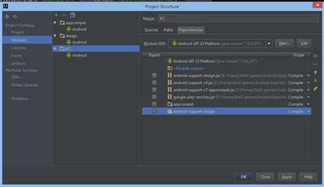 Using Androidsupportdesign Library In Intellij Idea Ultimate Edition