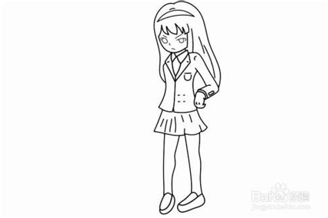 小女孩生气表情简笔画集 简笔画图片大全 蒲城教育文学网