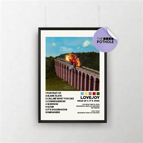 Lovejoy Posters Wake Up And Its Over Poster Album Cover Poster Sold