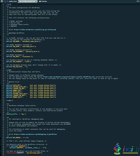 wp config php در وردپرس چیست ایوسی