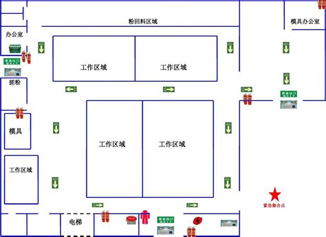 消防平面图样本 消防通道平面图 伤感说说吧