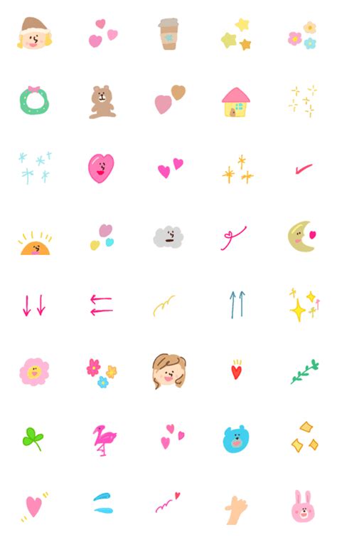 ＊文末 Colorful Point ＊のline絵文字｜画像、情報など