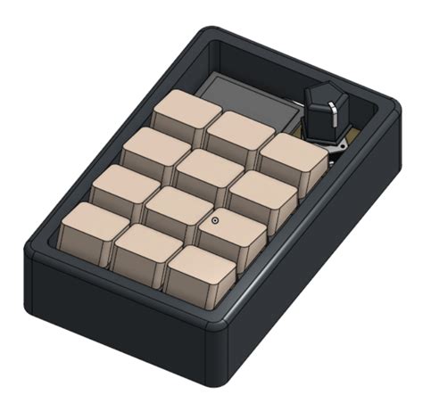 Adafruit Macropad Case By Danya Download Free Stl Model