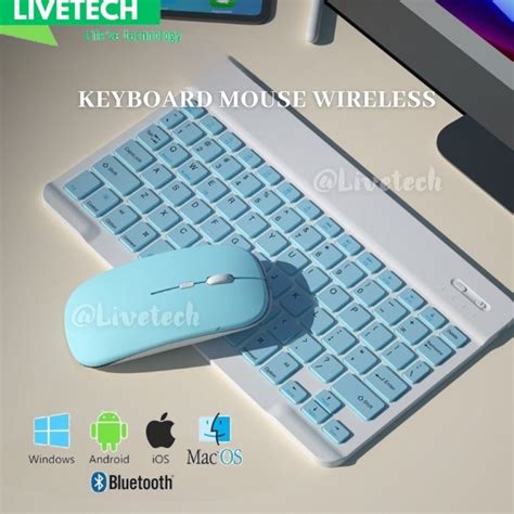 Jual Harga Spesial Tech Keyboard Bluetooth Dan Mouse Logitech Wireless Inch Lightweight